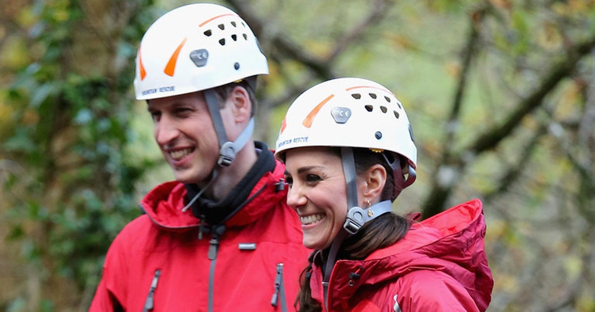 Kate Middleton and Prince William Rock Climbing in UK 2015 | POPSUGAR ...
