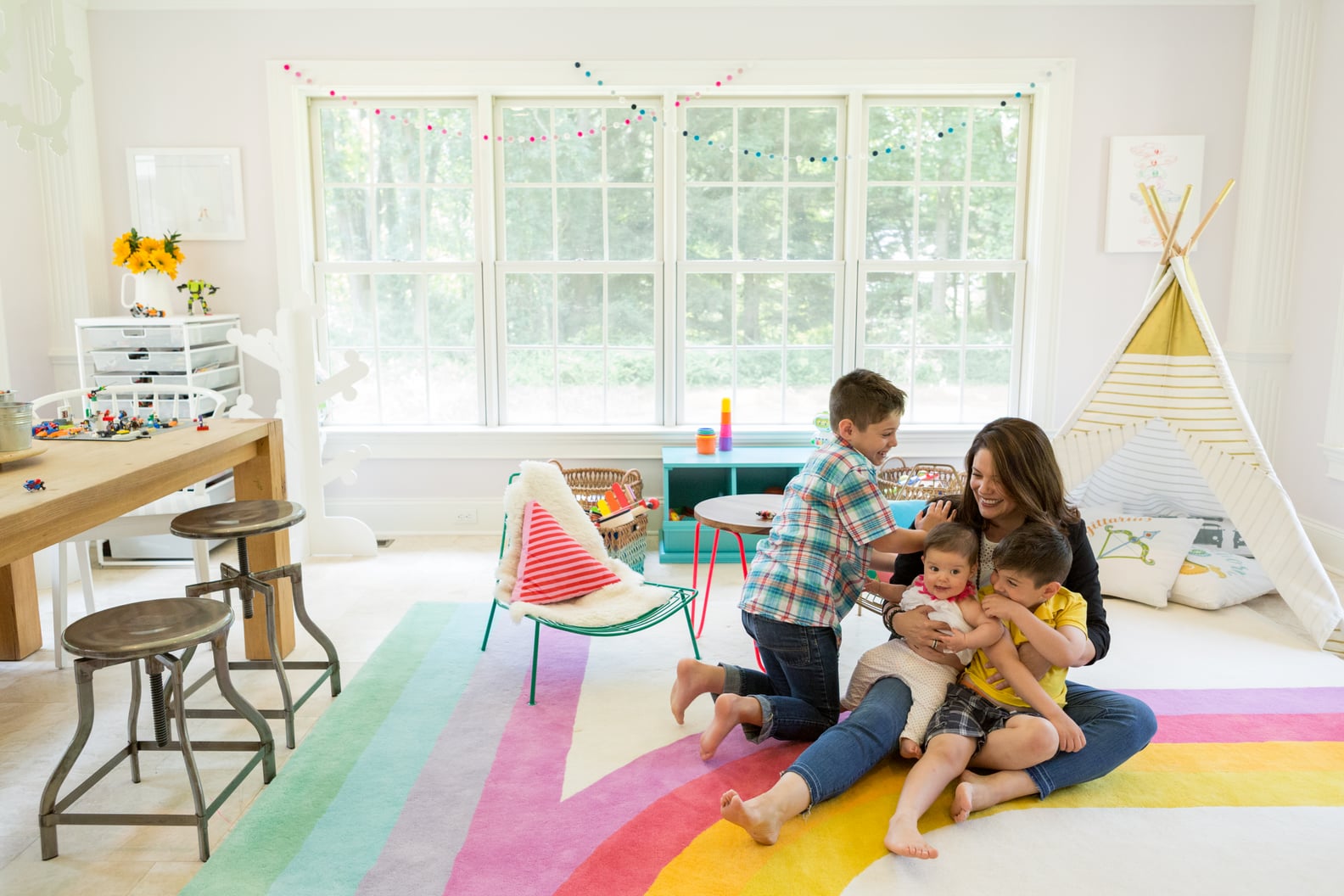 Colorful Kids' Playroom Ideas | POPSUGAR Family