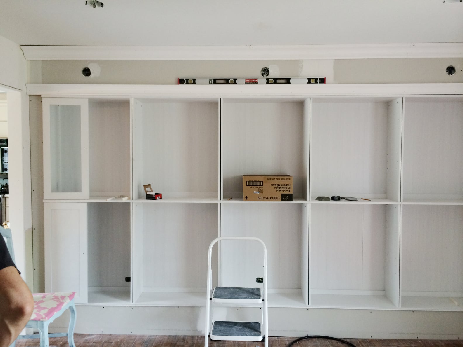DIY Ikea Built-In Bookcases | PS Home