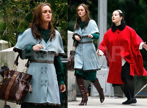 Leighton Filming Gossip Girl