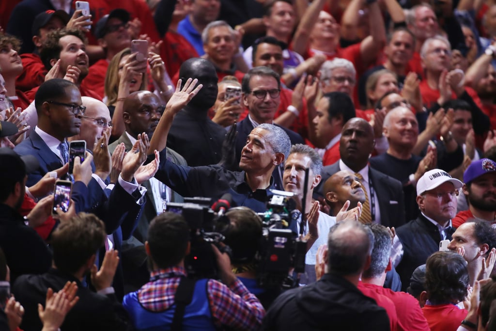 Barack Obama and Drake at the 2019 NBA Finals | POPSUGAR Celebrity