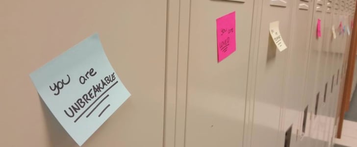 Students Leave Post-It Notes on Lockers After Suicide | POPSUGAR News