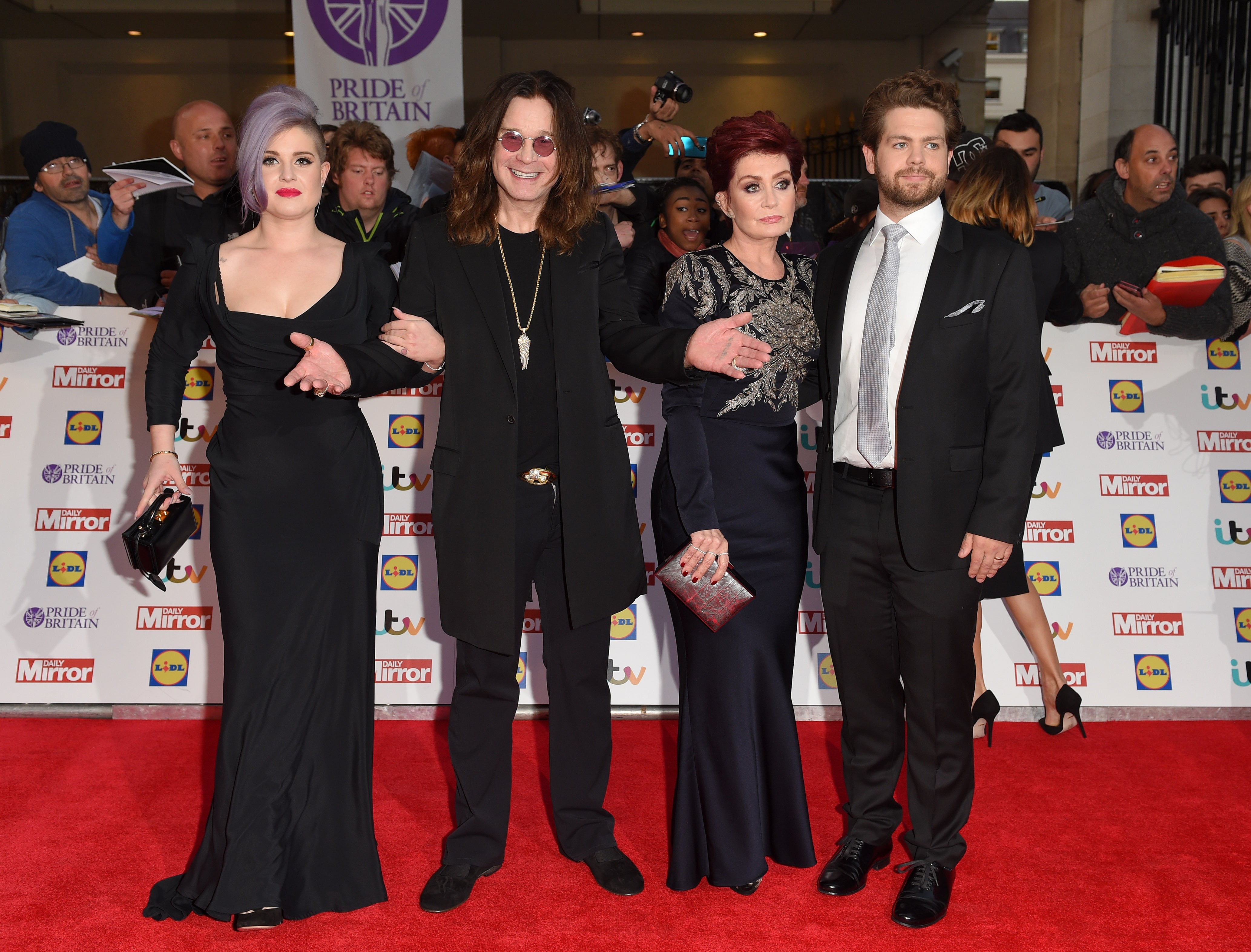 The Osbourne Family at the Pride of Britain Awards 2015 | PS Celebrity