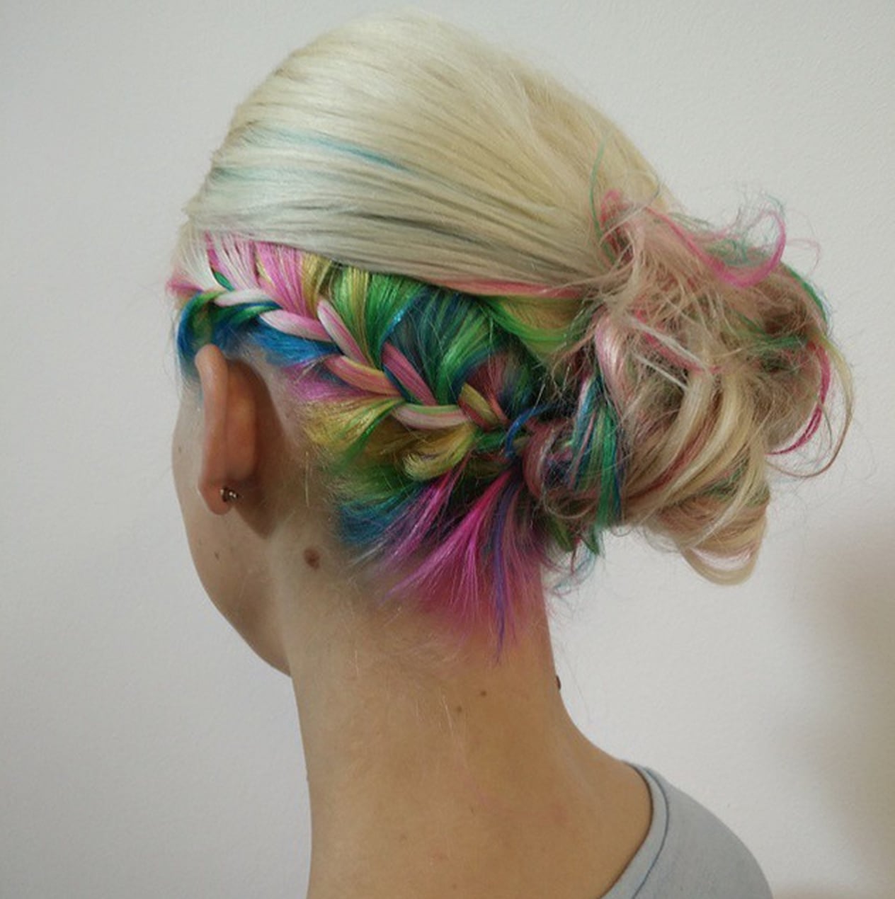 Rainbow Hair Braid Ideas | PS Beauty