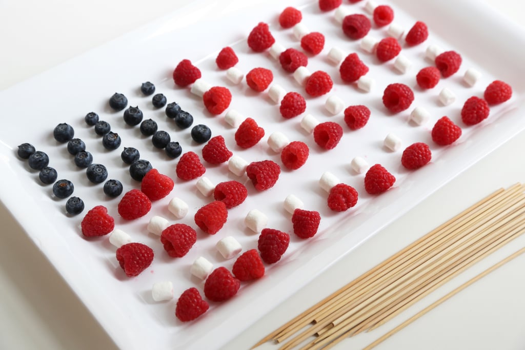 How to Make American Flag Fruit Skewers | POPSUGAR Food