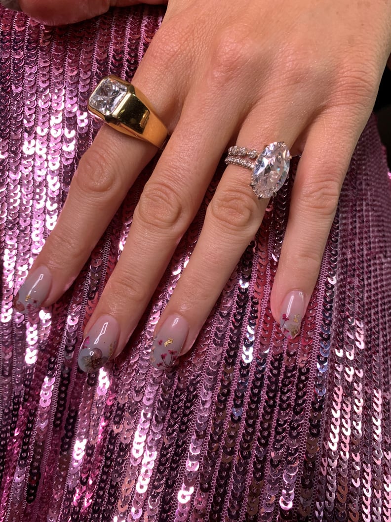 See Blake Lively's Delicate Pressed Flower Nail Art | PS Beauty