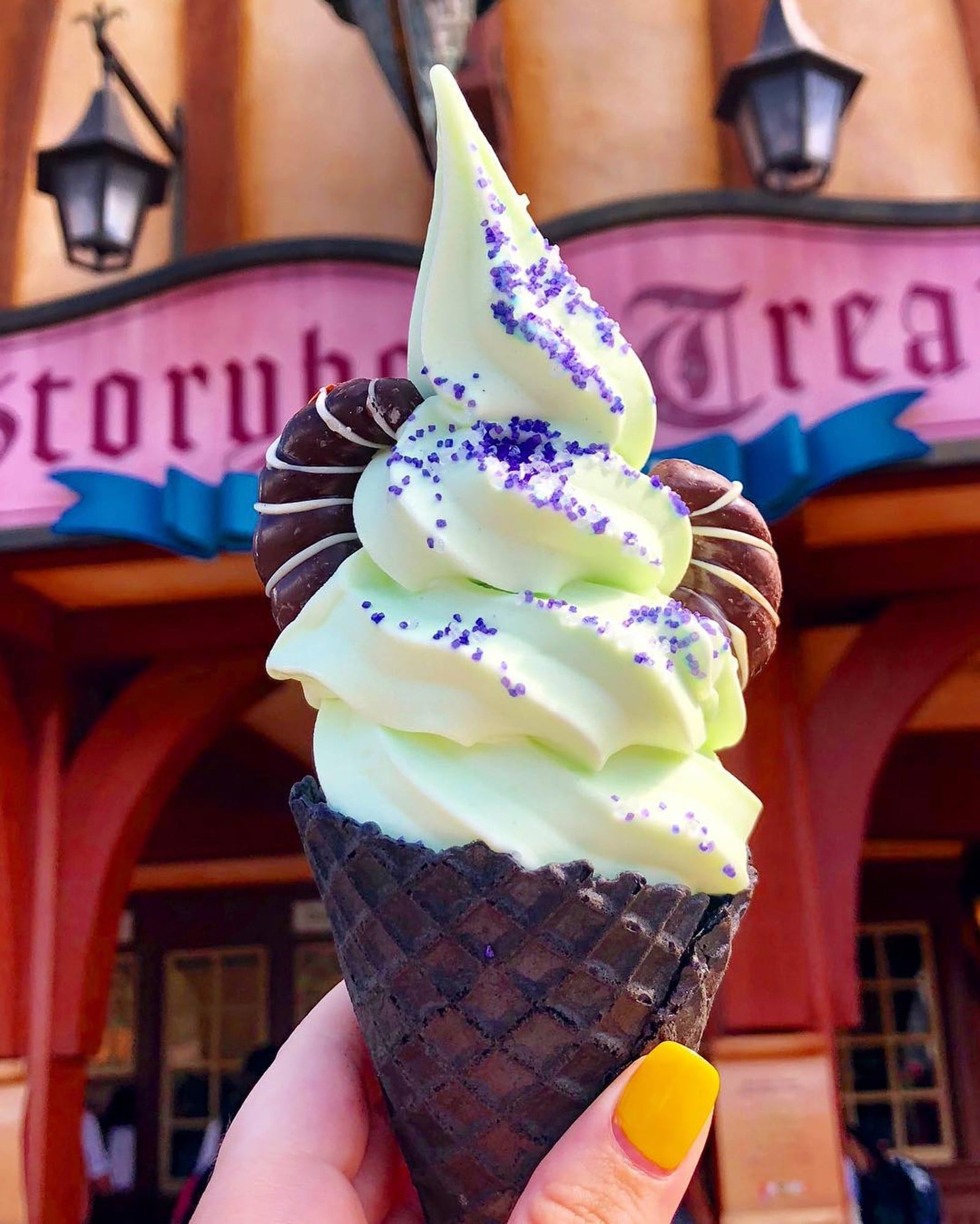 Disney World Maleficent Soft-Serve Cones | PS Food