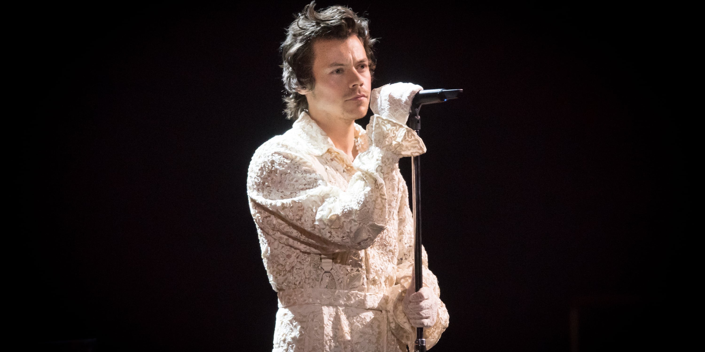 Harry Styles's Harry's House Album Cover Outfit Is Chic | POPSUGAR Fashion