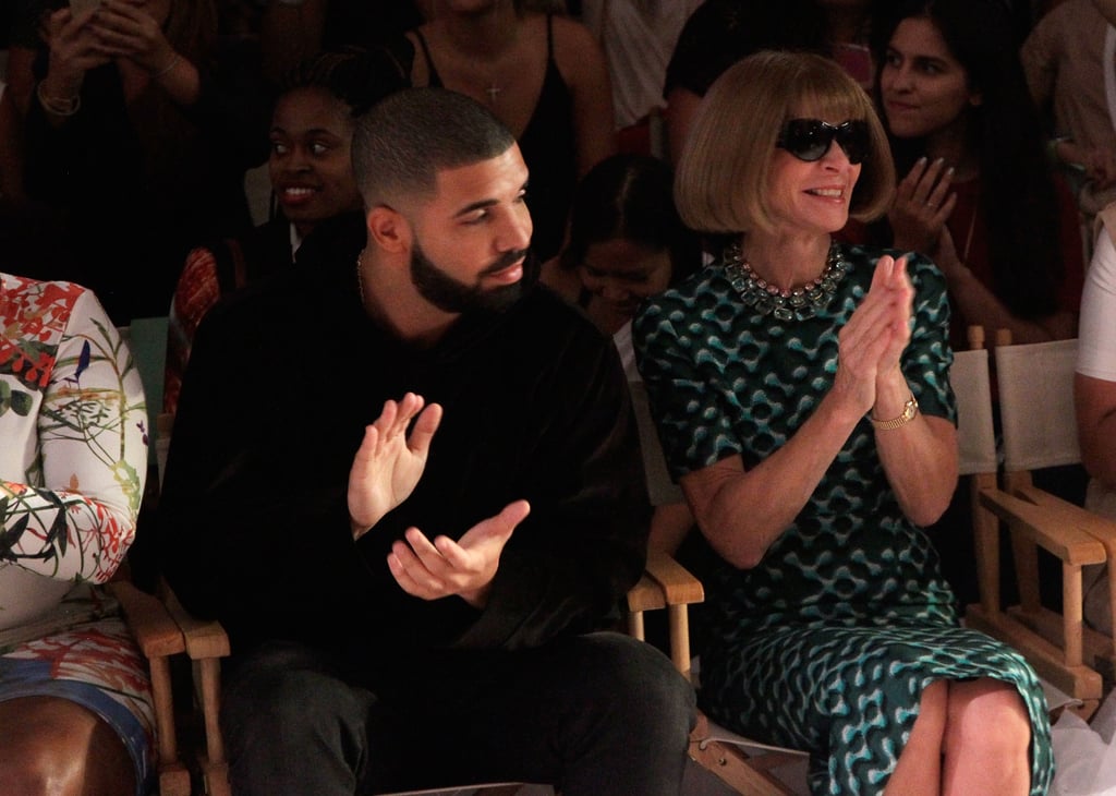 Drake and Anna Wintour NYFW Pictures | POPSUGAR Celebrity
