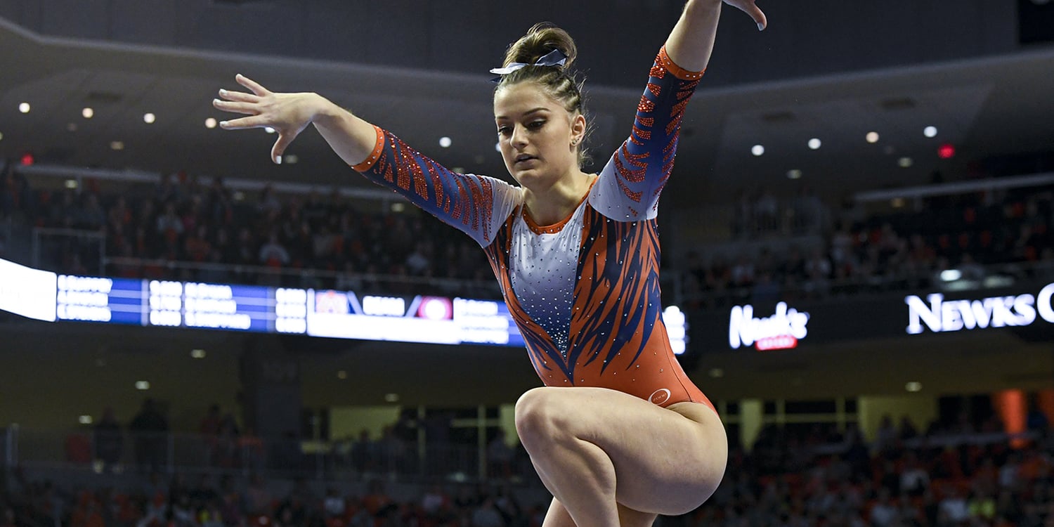 Cassie Stevens's Unique Beam Skill | Auburn Gymnastics | PS Fitness