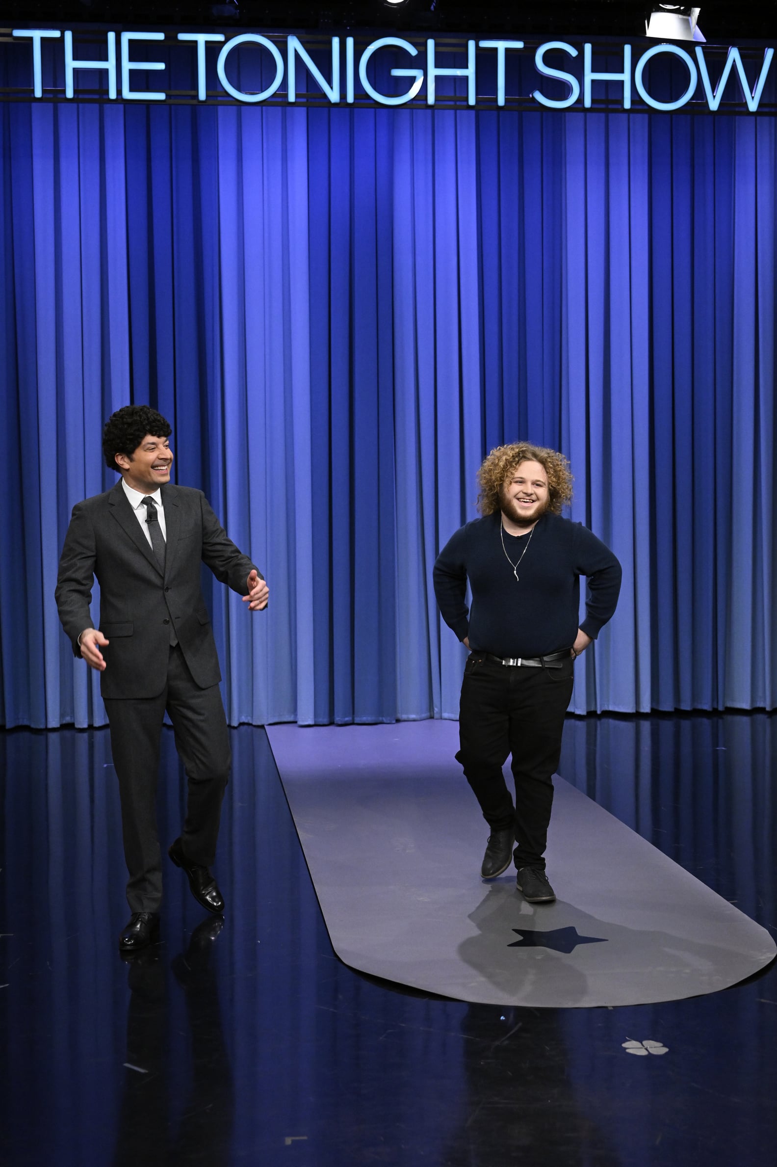A Day in Jimmy Fallon's Perm Week on The Tonight Show | PS Beauty