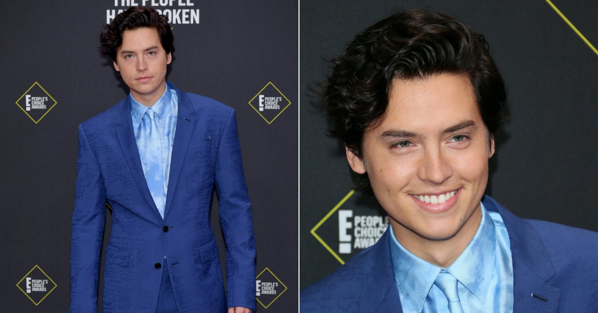 Cole Sprouse's Blue Suit at the 2019 People's Choice Awards | PS UK Fashion
