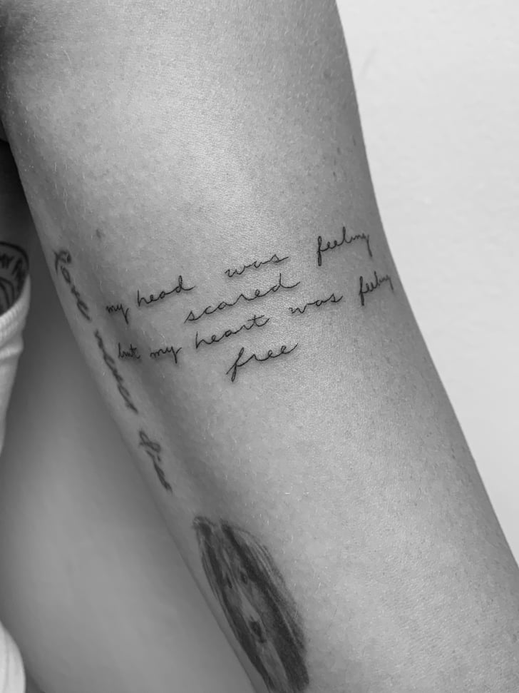 Miley Cyrus's New Tattoos | Miley Cyrus's New Tattoos at the MTV VMAs ...