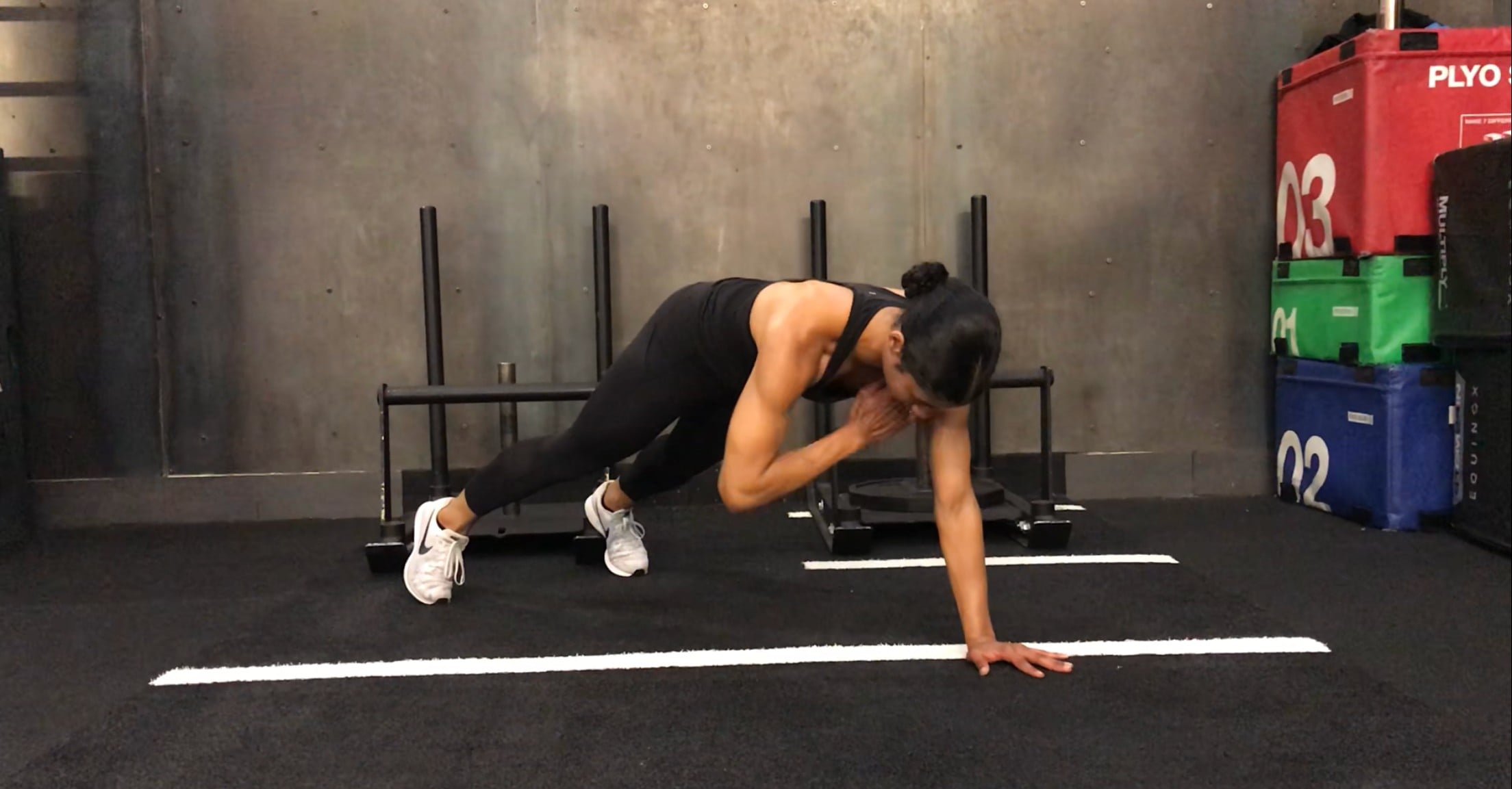 How to Do a Push-Up With Shoulder Taps | POPSUGAR Fitness