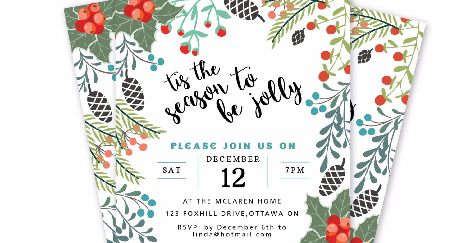 Printable Holiday Party Invitations | POPSUGAR Smart Living