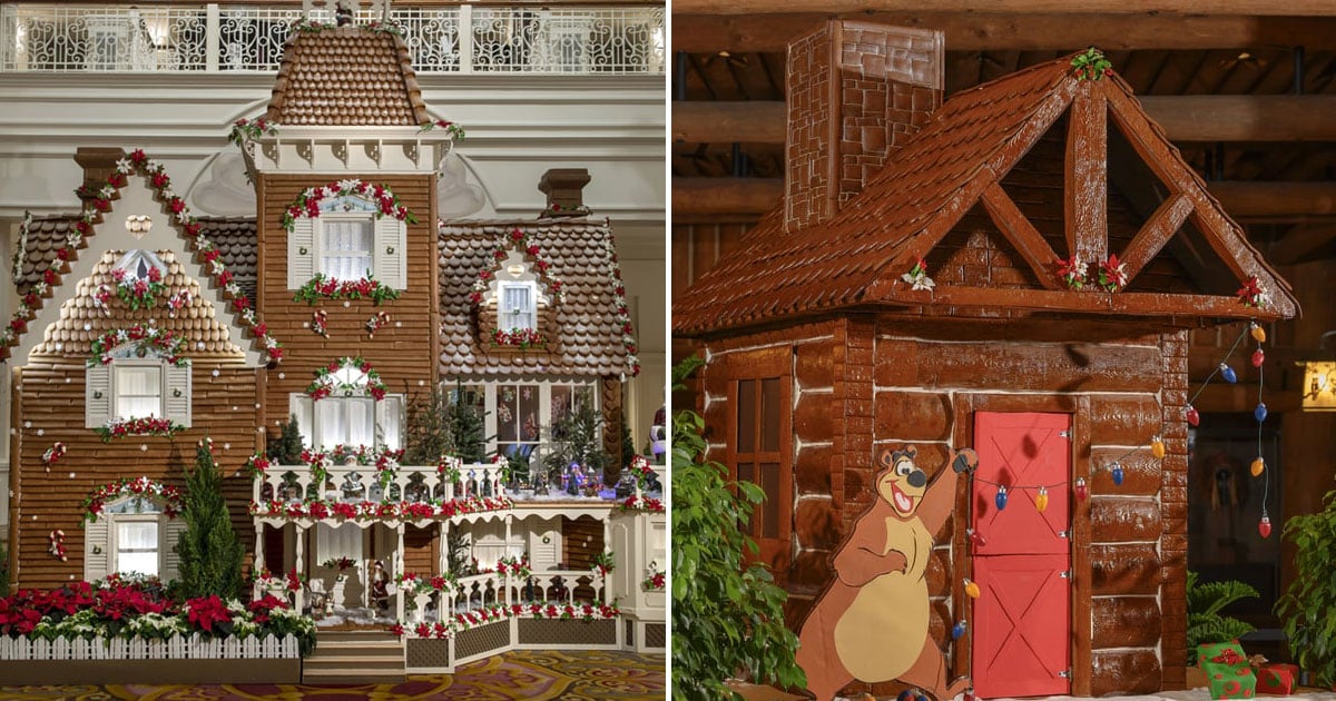 12 of Disney's Most Elaborate Gingerbread House Displays | PS UK Food