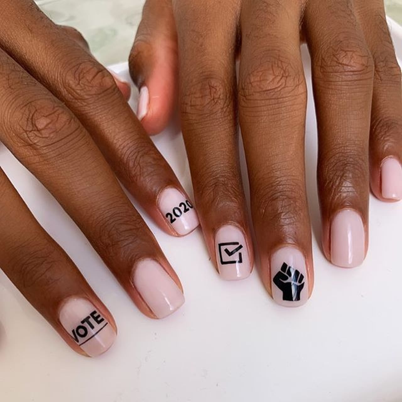 Vote Themed Nail Art to Wear For the Election 2020 | PS Beauty