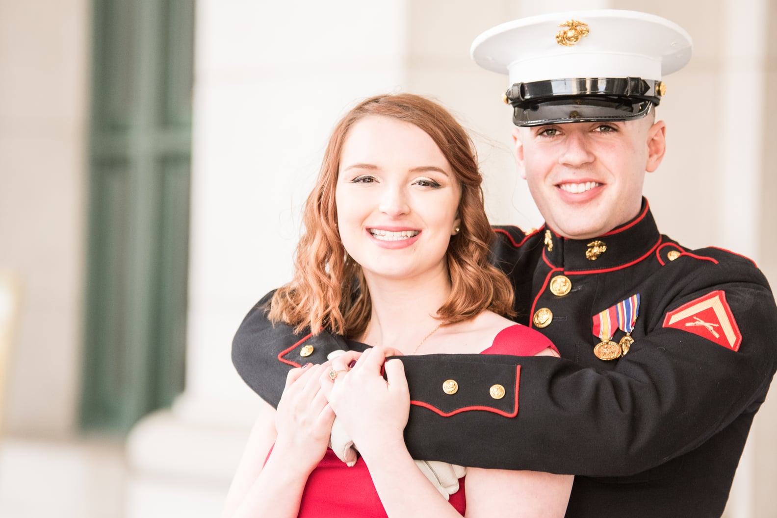 Military Couple Engagement Session in Washington DC | PS Love