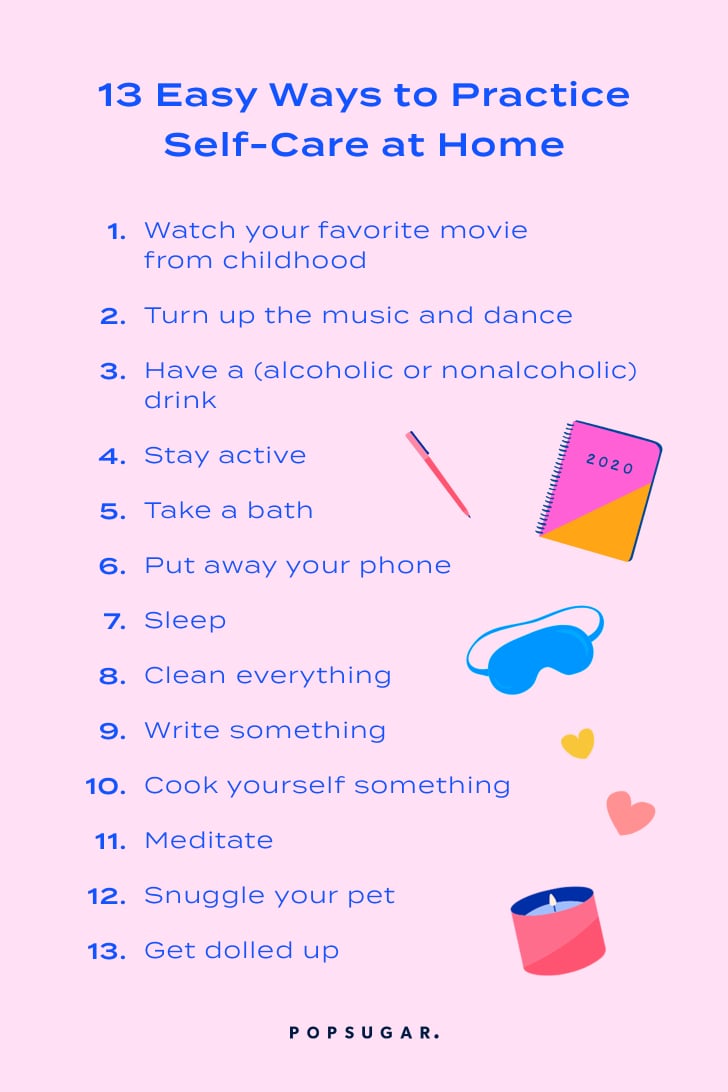 Ways To Practice Self Care At Home POPSUGAR Fitness Photo 15