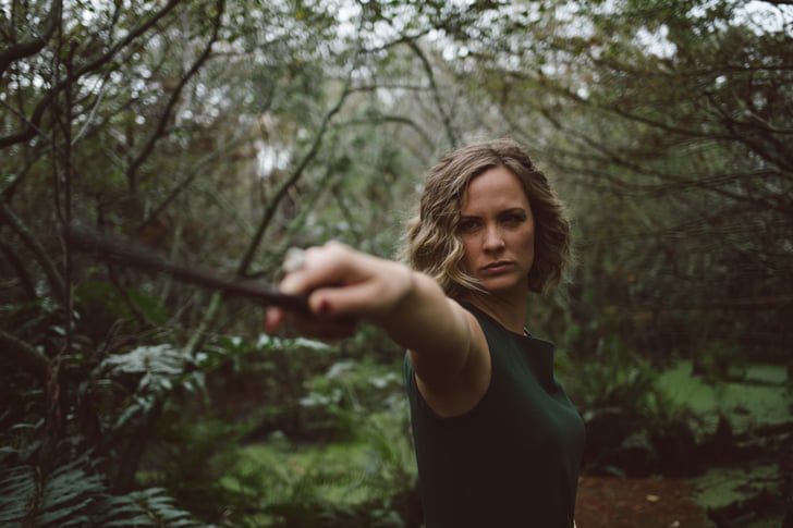 Gryffindor Vs Slytherin Harry Potter Engagement Shoot Popsugar Love And Sex Photo 8