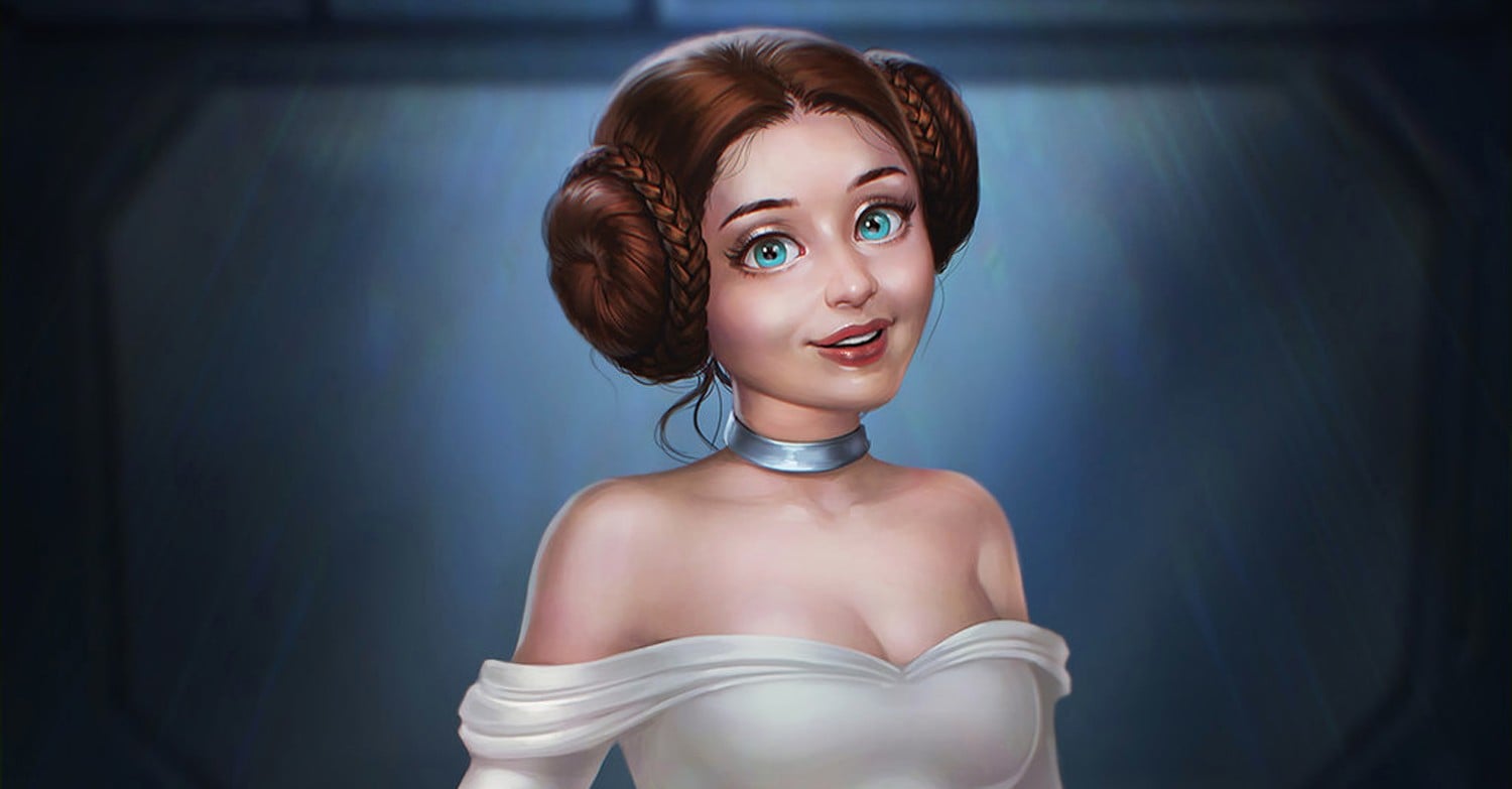 Disney Princess Leia Fan Art | POPSUGAR Tech
