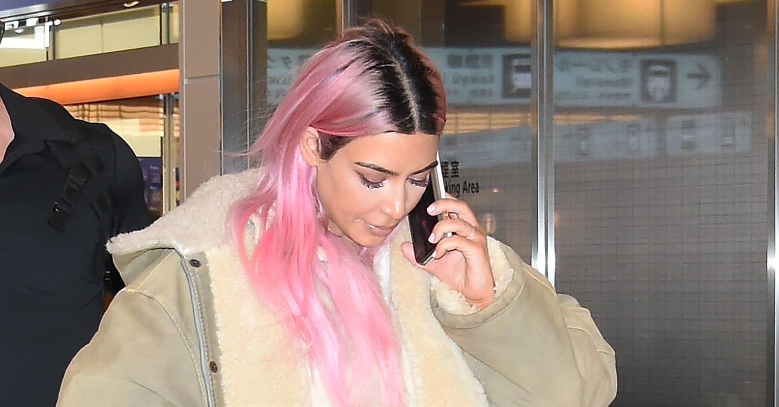 Kim Kardashian Pink Hair | PS Beauty