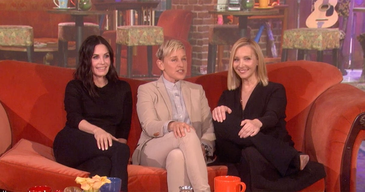 Courteney Cox Lisa Kudrow Friends Reunion on Ellen Video | PS Entertainment