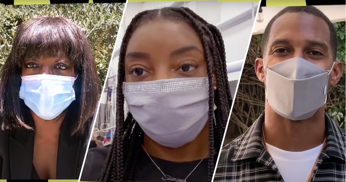 Viola Davis, Simone Biles, and More Share Face-Mask PSA | POPSUGAR ...