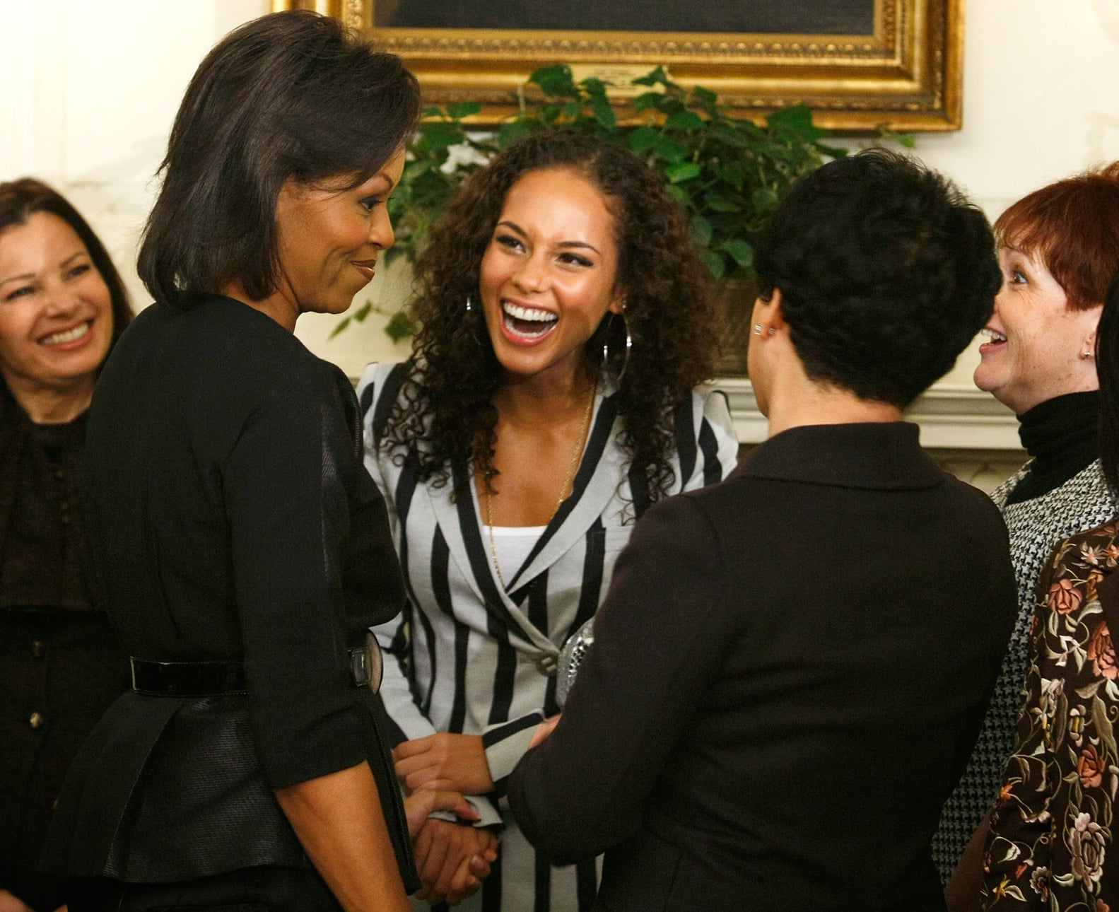 Michelle Obama With Celebrities | Pictures | POPSUGAR Celebrity