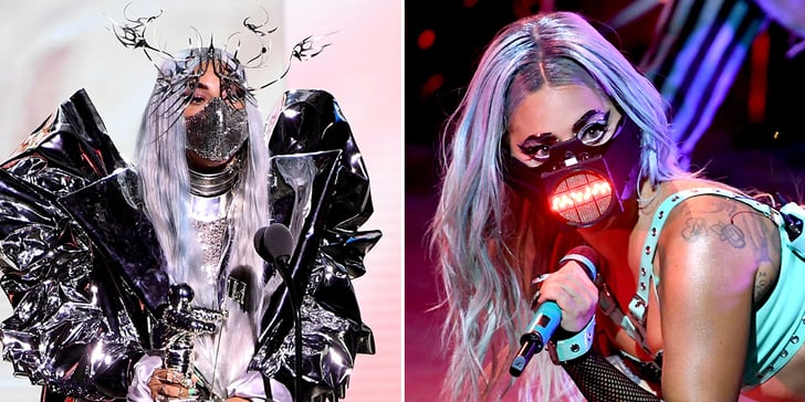 Lady Gaga's Face Masks at the MTV VMAs 2020 | POPSUGAR Fashion