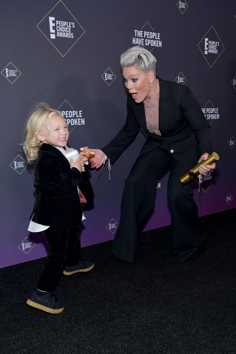 Pink and Her Kids at the 2019 People's Choice Awards Photos | PS Celebrity
