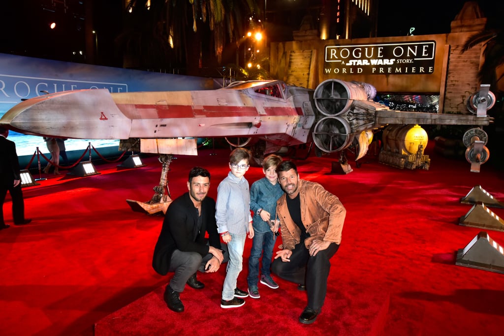 Ricky Martin and His Sons at the Rogue One World Premiere | POPSUGAR Latina