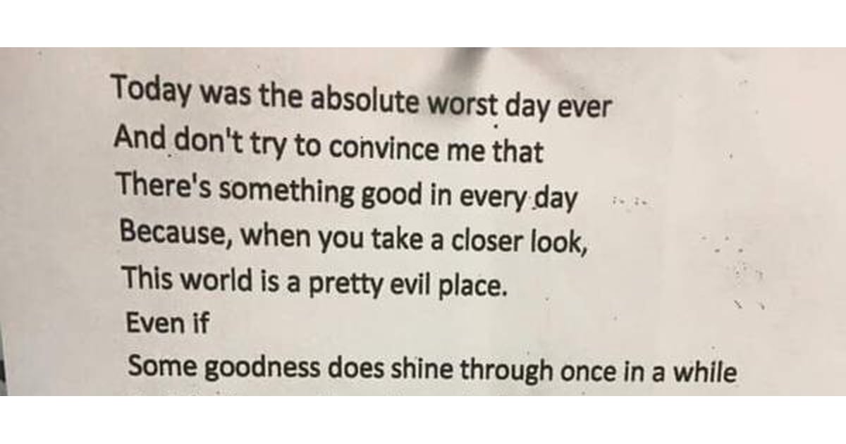 Poem Reads Negative and Positive | POPSUGAR Tech