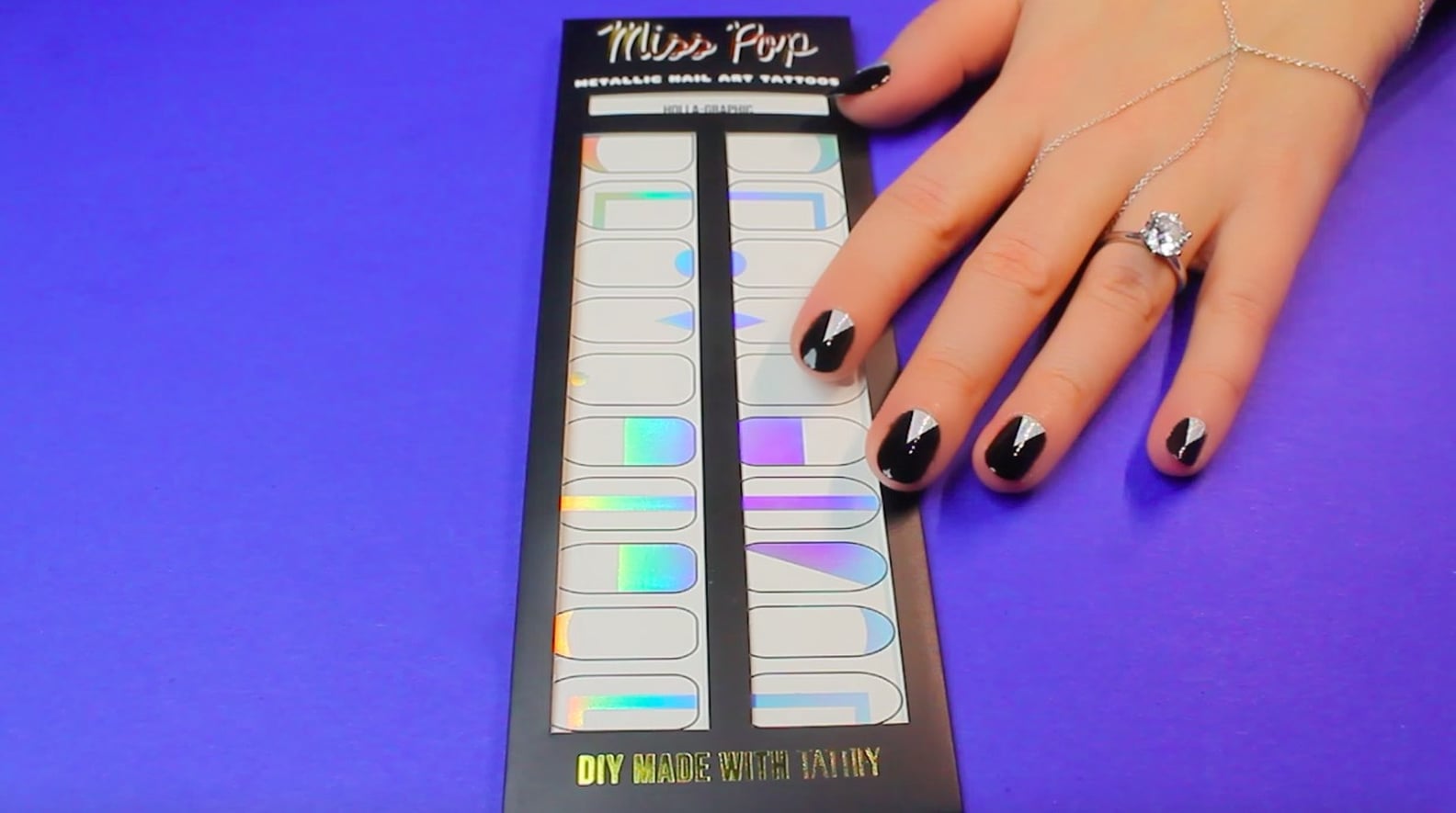 Miss Pop Metallic Nail Art Tattoos | PS Beauty