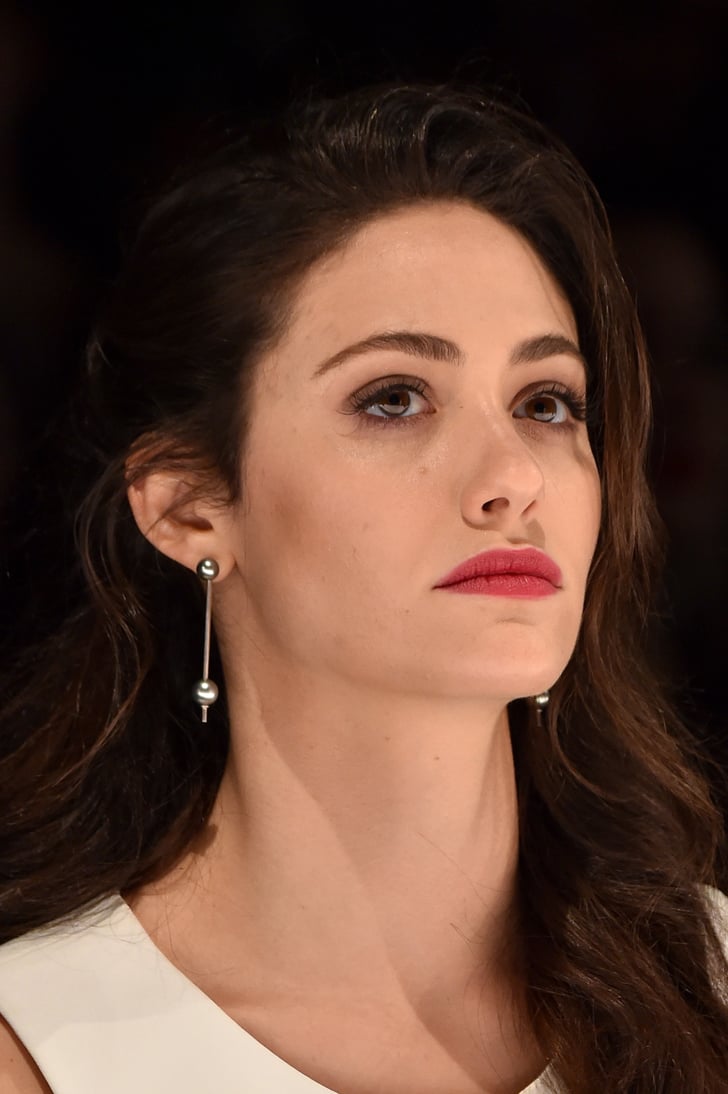 Emmy Rossum At Project Runway Celebrity Hair And Makeup New York