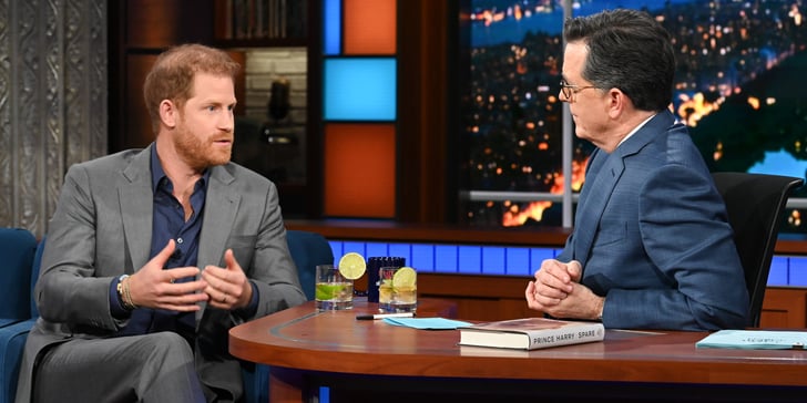 Prince Harry Stephen Colbert Interview Revelations | POPSUGAR Celebrity