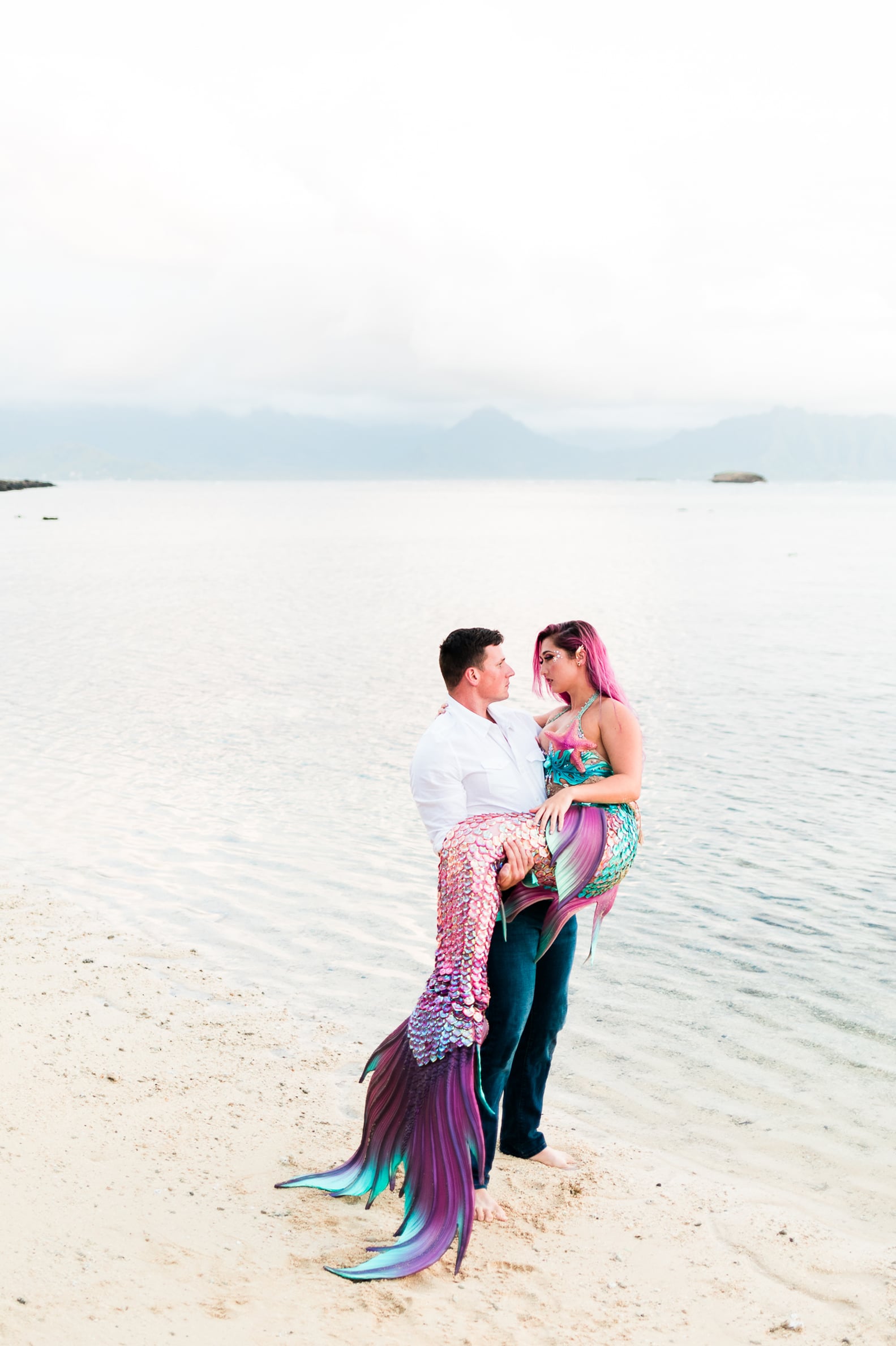 A Couple's Sexy Mermaid-Themed Photo Shoot | PS Love