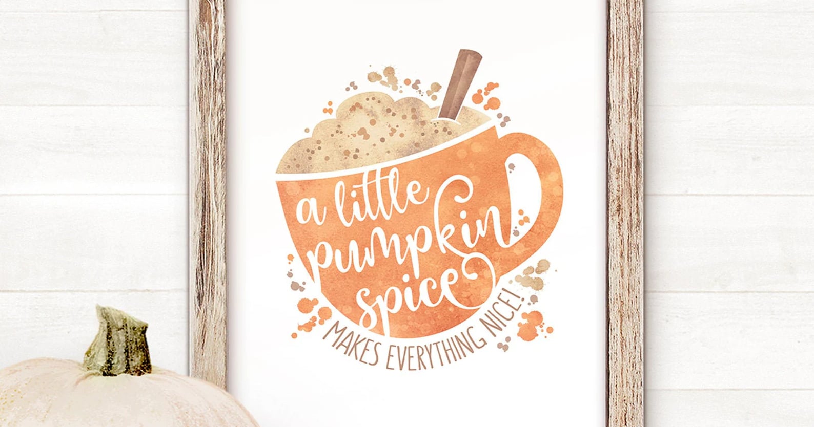 Best Pumpkin Spice Fall Decor From Etsy | PS Home