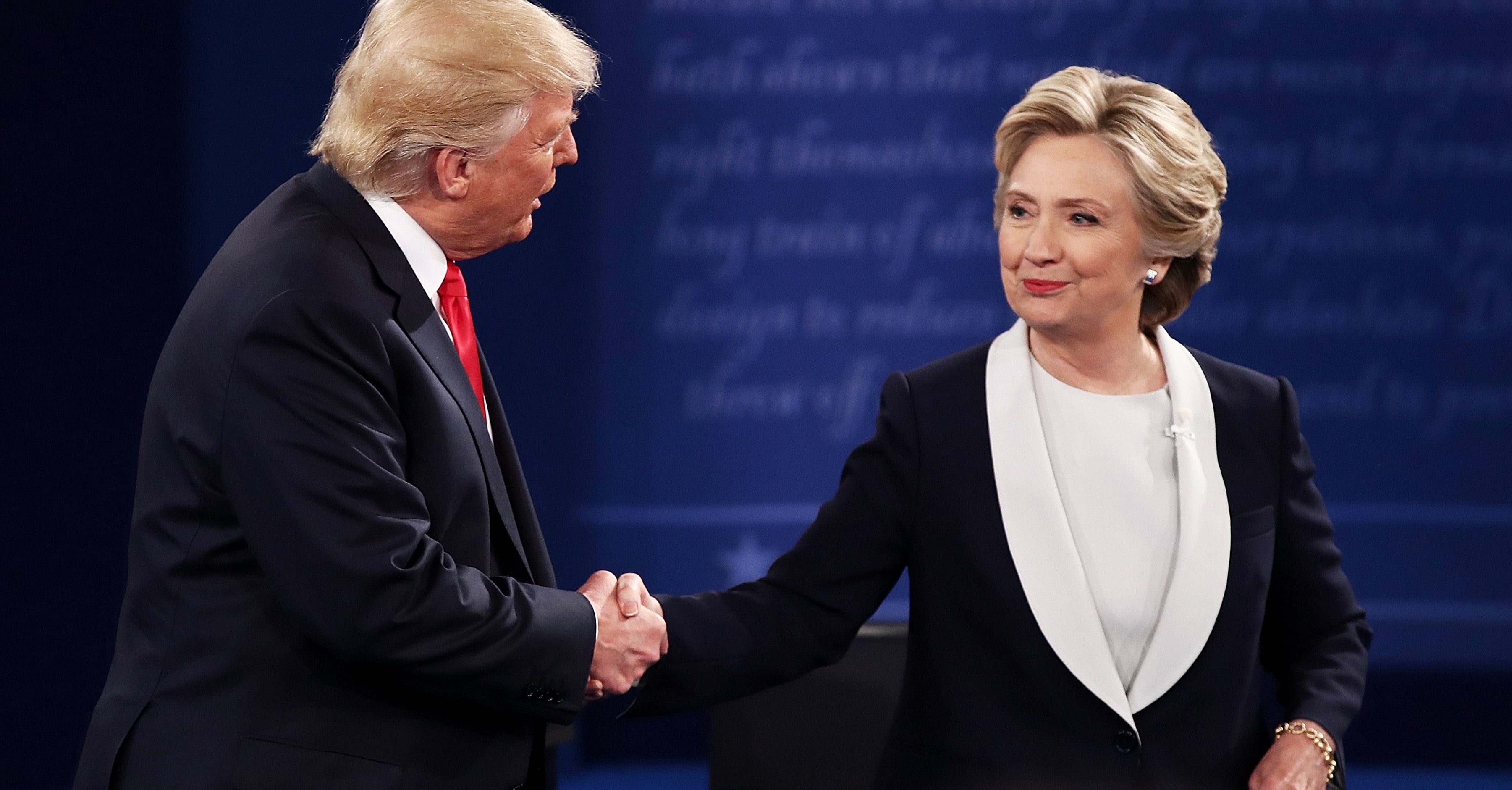 Hillary Clinton Avoiding Hug From Donald Trump Video | PS News