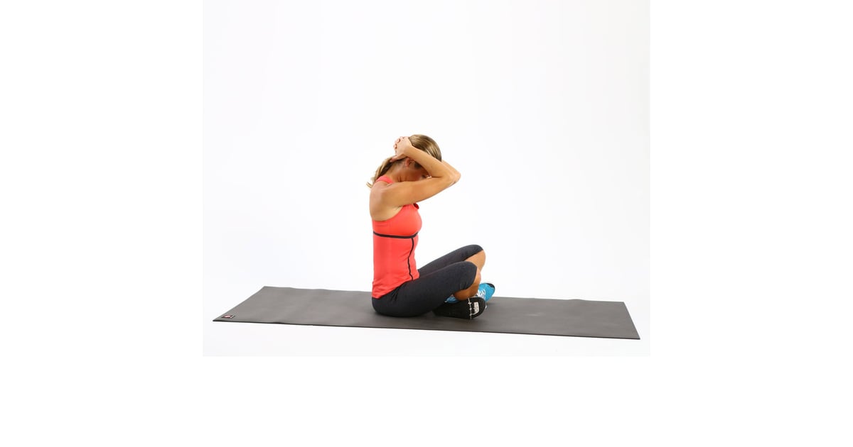 Seated Clasping Neck Stretch | 5-Minute Yoga Flow For Tight Shoulders ...