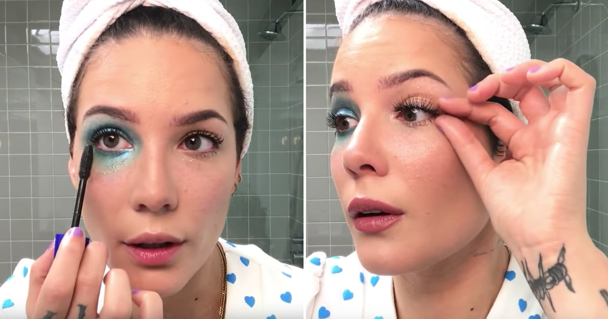 Halsey's Shimmery Manic Makeup Tutorial For Vogue — Video | PS Beauty