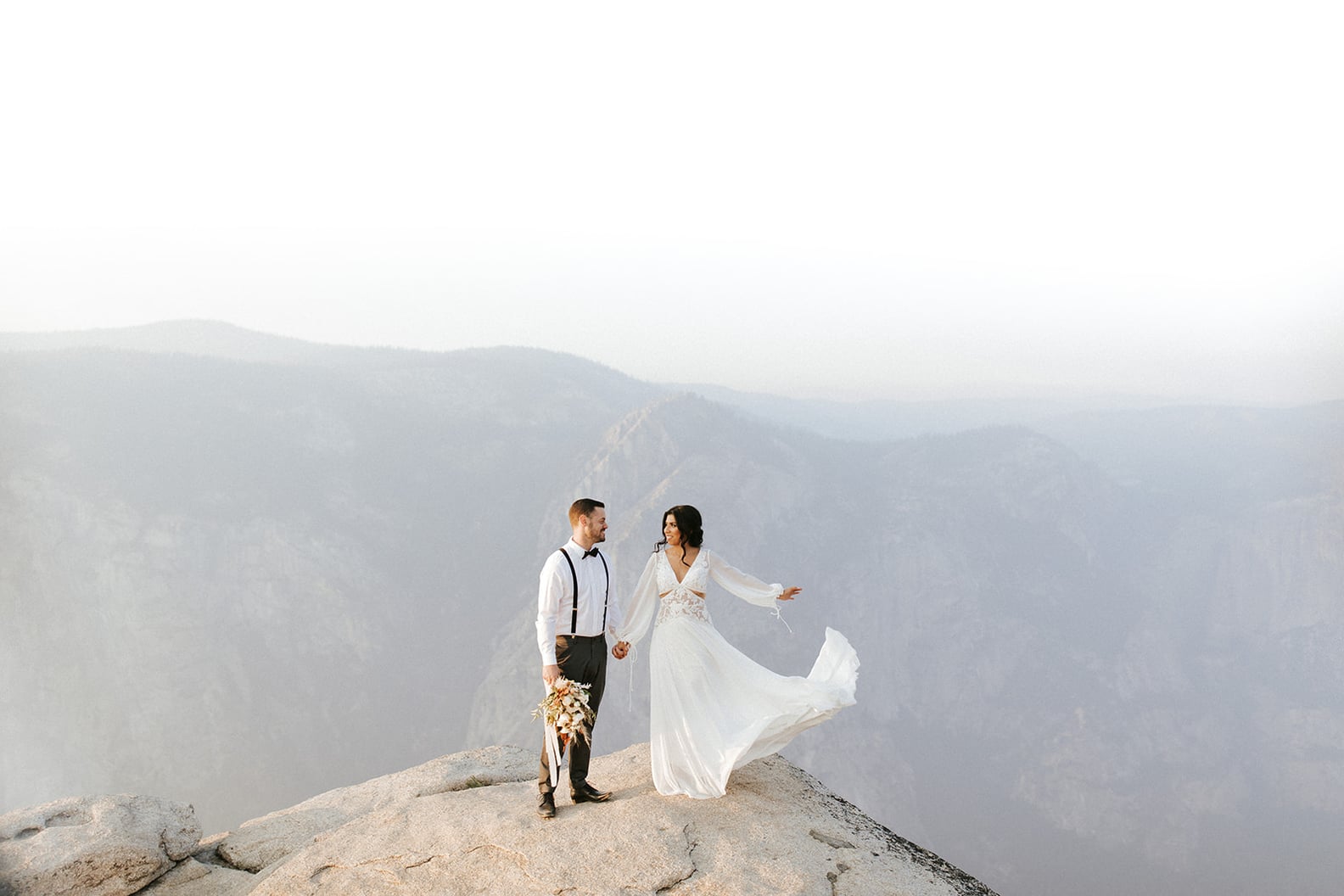 See Photos From This Couple's Dreamy Yosemite Vow Exchange | PS Love