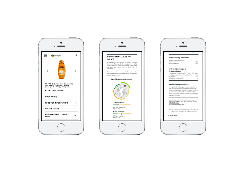 Garnier Launches Product Sustainability Scoring and Label | PS Beauty