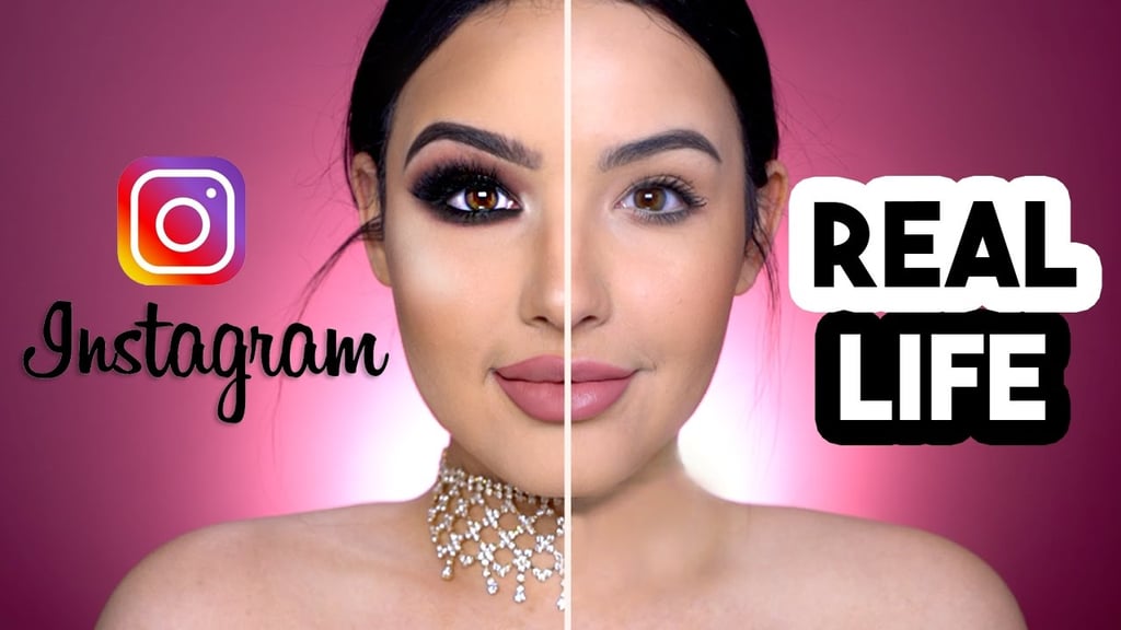 Instagram Vs Real Life Makeup Challenge Popsugar Beauty