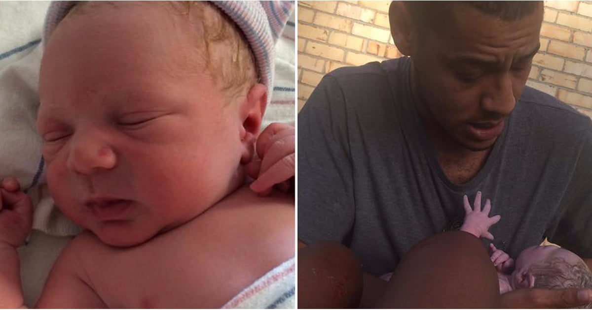 Dad Delivers Baby on Front Lawn | POPSUGAR Family