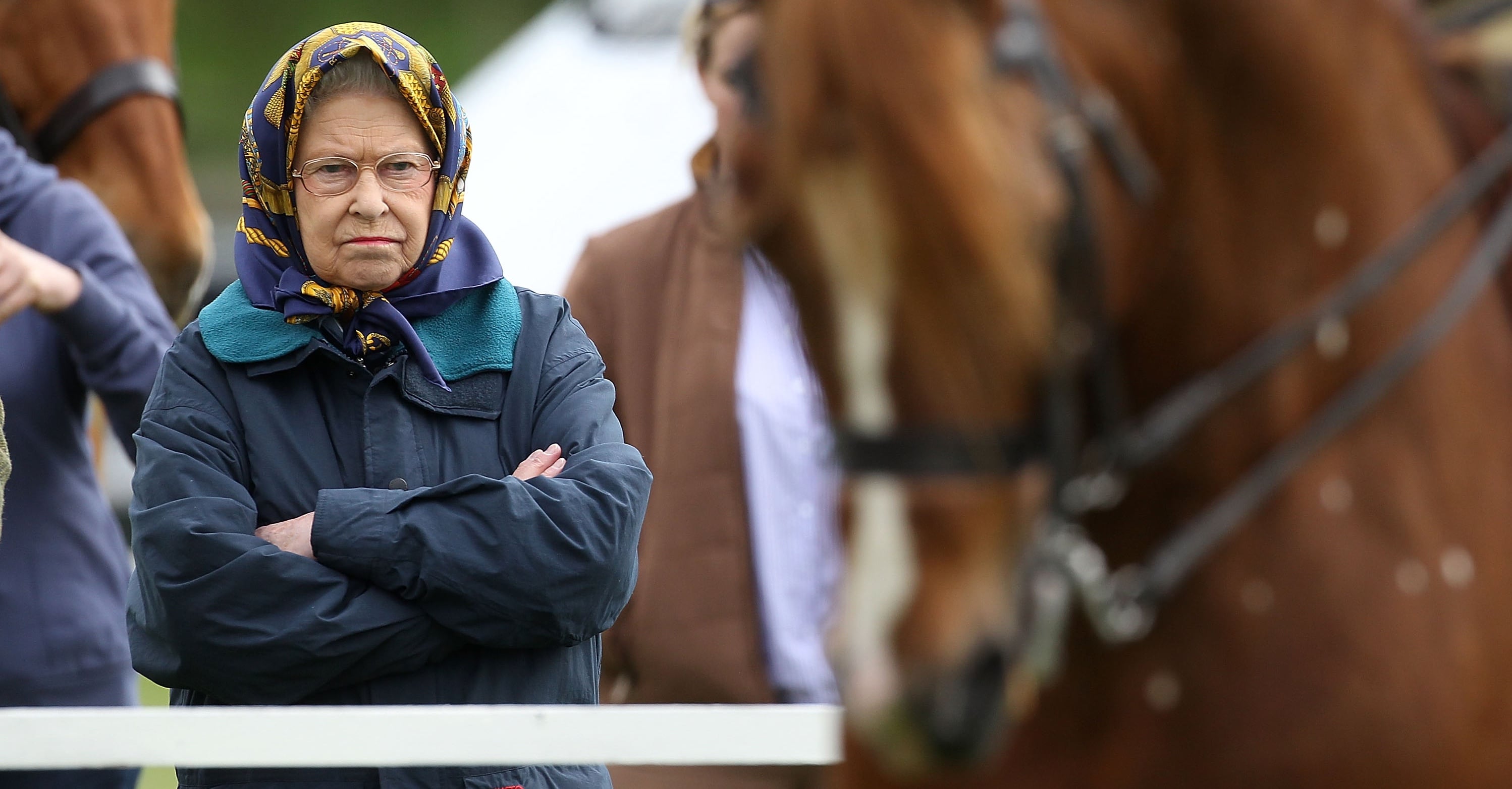 Queen Elizabeth II Frowning Pictures | POPSUGAR Celebrity