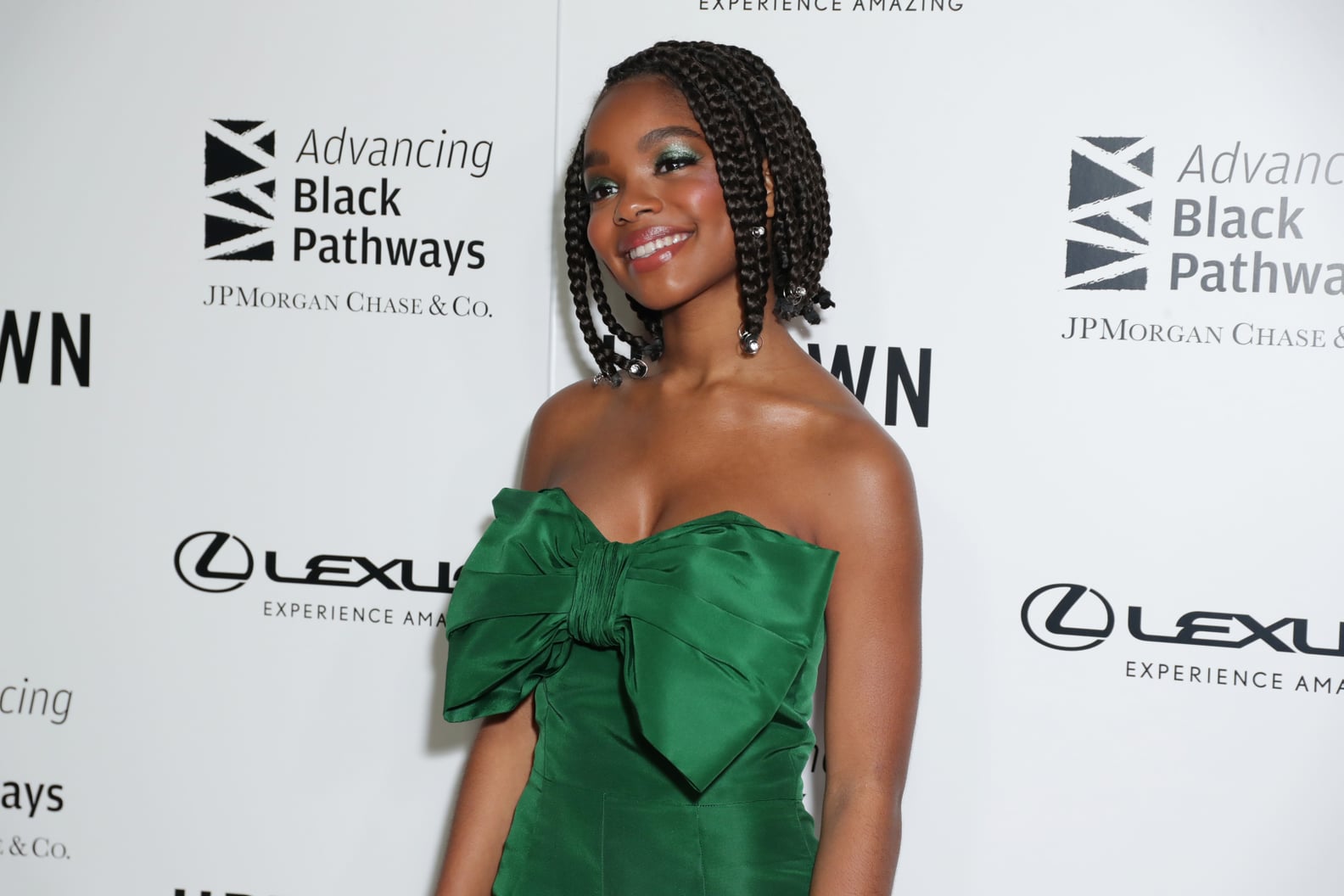 Marsai Martin's Braided Bob at Lexus Uptown Honors Hollywood | PS Beauty