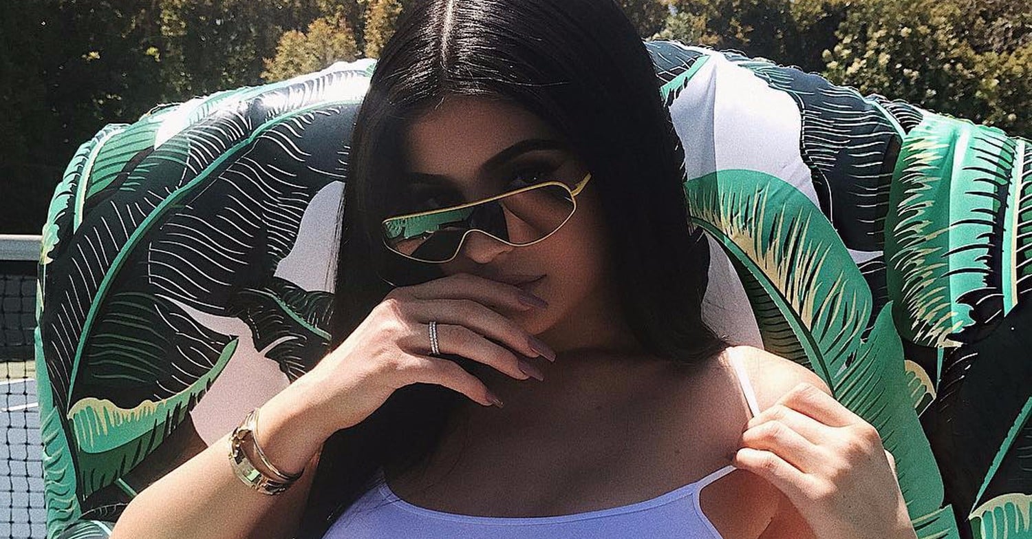 Kylie Jenner On Banana Leaf Pool Float Ps Home