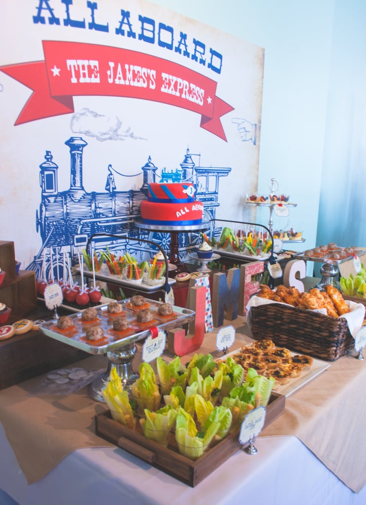 A Vintage-Train Birthday Party | POPSUGAR Family