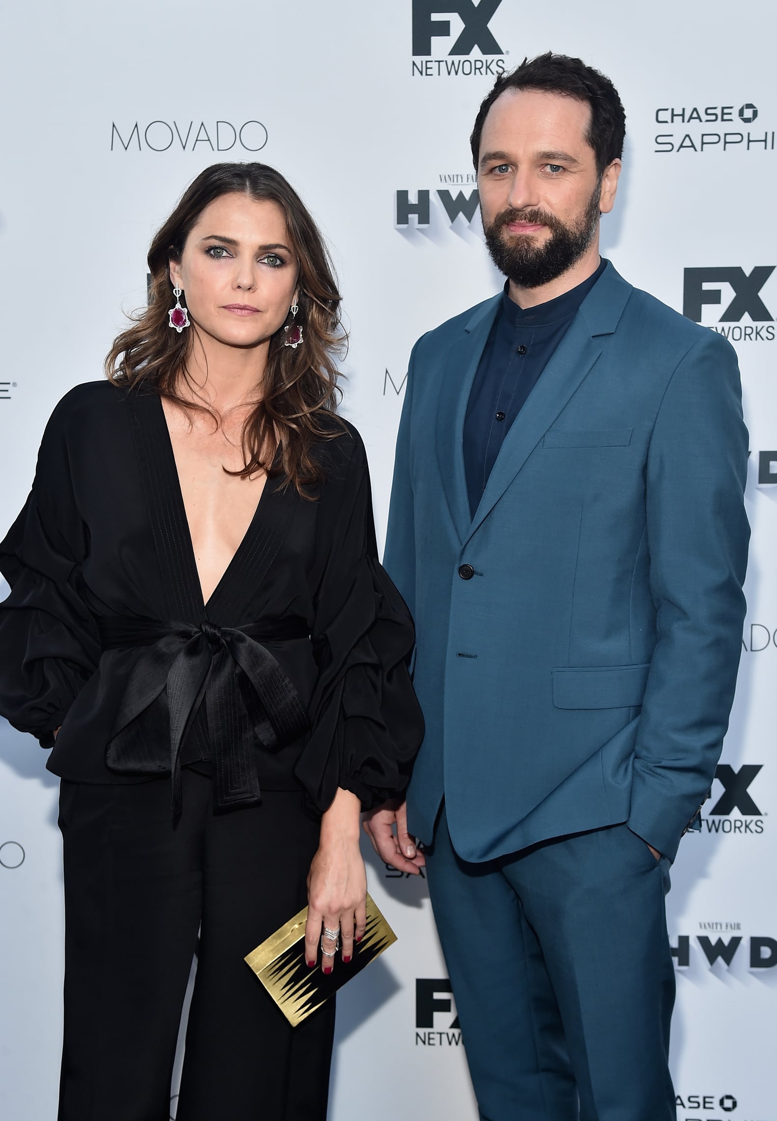 Keri Russell and Matthew Rhys at Pre-Emmys Party 2016 | PS Celebrity